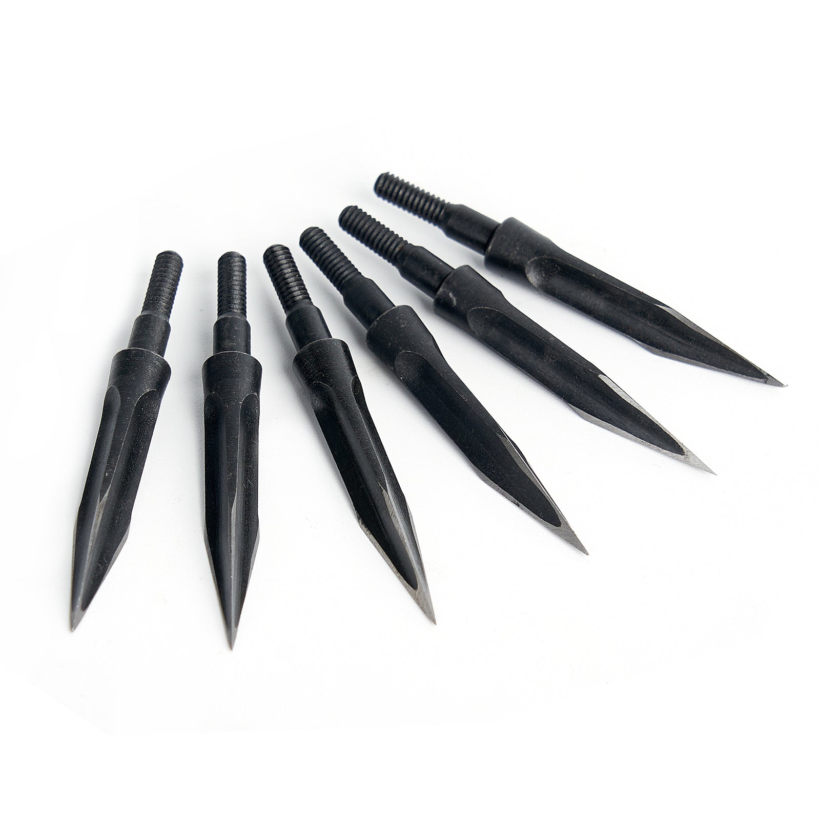 6x 125-grain Black Screw-in Armour Piercing Arrowheads Broadheads for ...