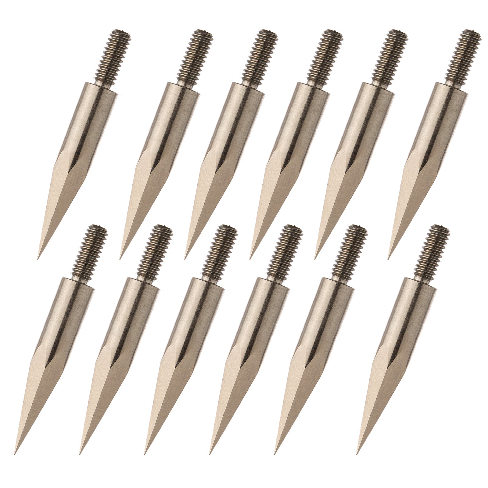 12x Pentagon arrowhead Screw-in Replacement for Archery 6.5" Crossbow ...