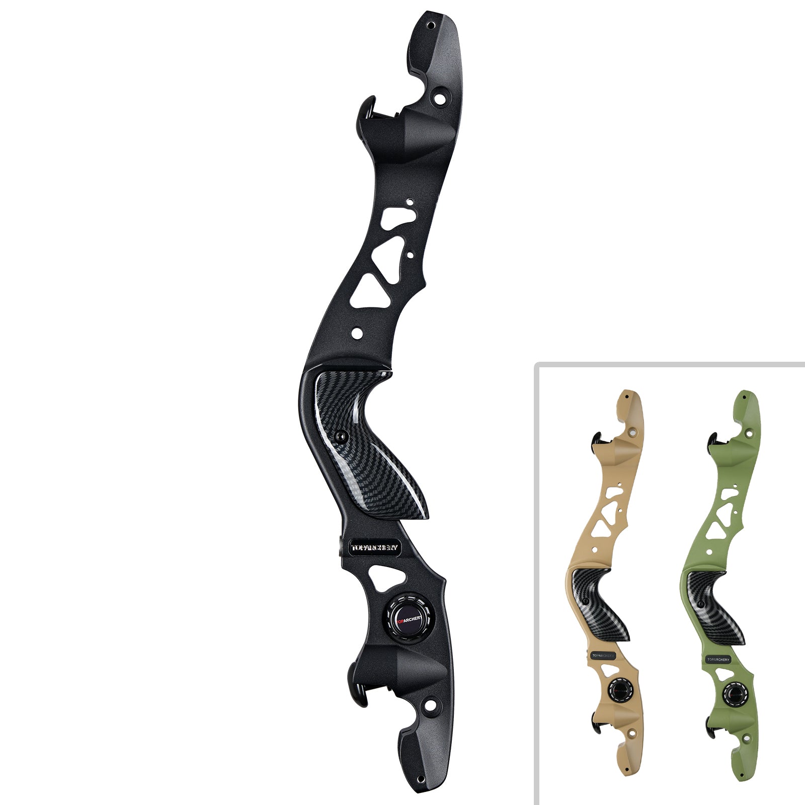 TopArchery 19" ILF Aluminum Riser Handle for Takedown Recurve Bow Arch ...