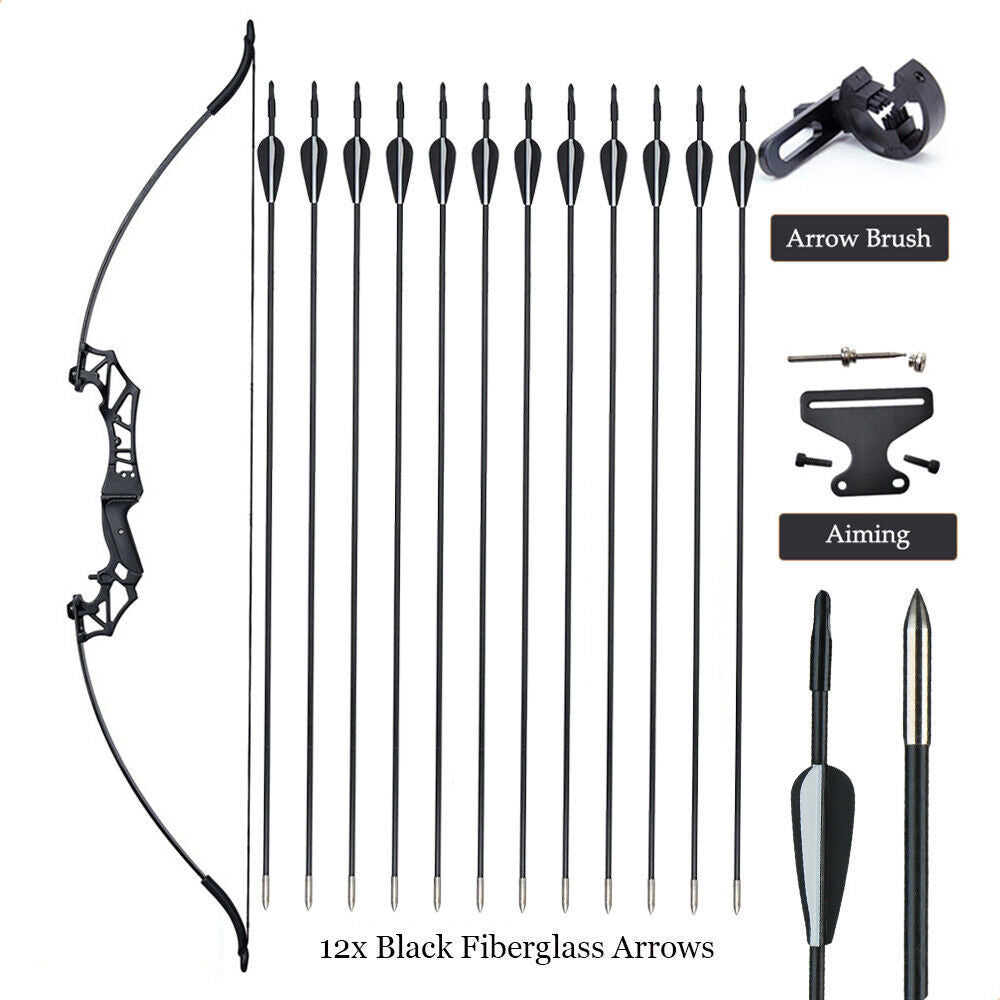 54" TopArchery Flying Eagle Takedown Recurve RH Bow 12x Arrows Archery ...