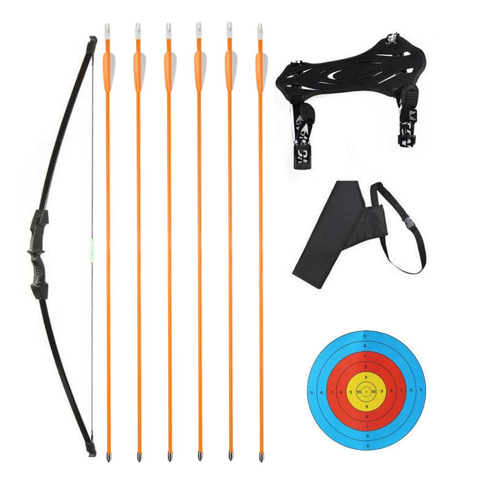 15lbs Kids Takedown Bow Orange Arrows Quiver Kit Archery – AU ...