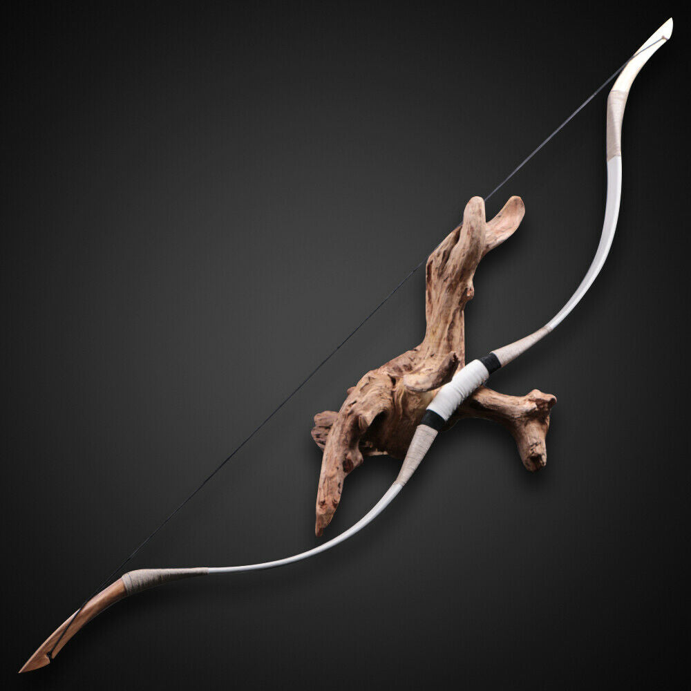 30-70lbs 51" Traditional Recurve Bow Archery Mongolian Style Horsebow ...